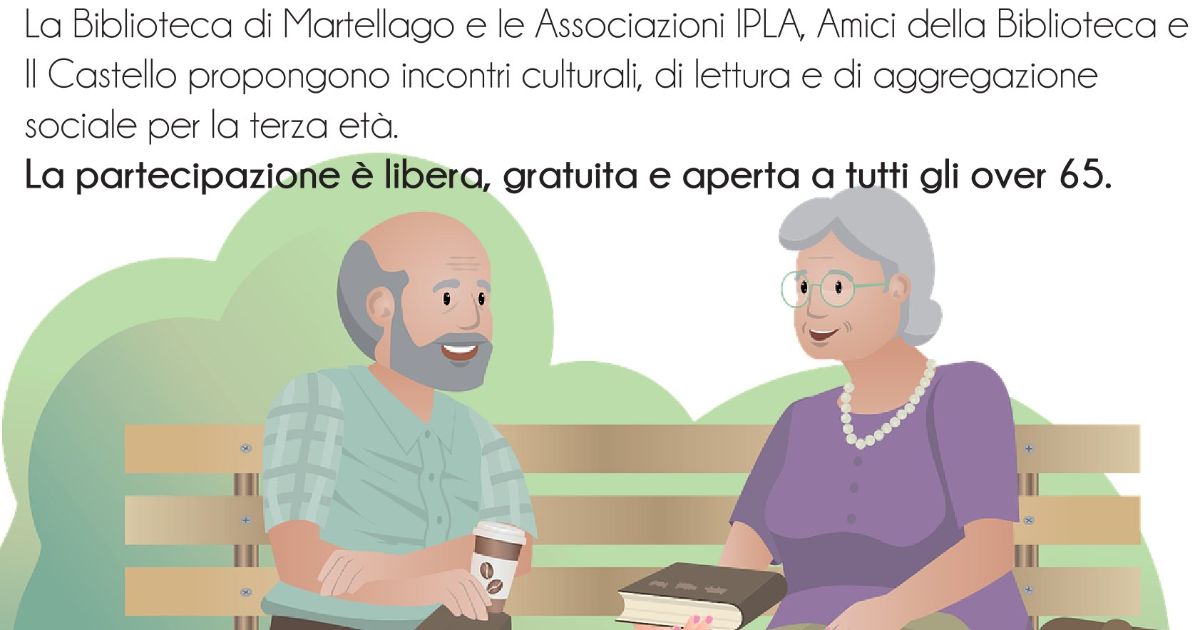 Comune di Martellago - LEGGERE ALLUNGA LA VITA